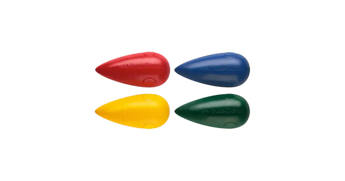CRAYONES TROMPO/GOTA ERGONÓMICOS ESTUCHE X4