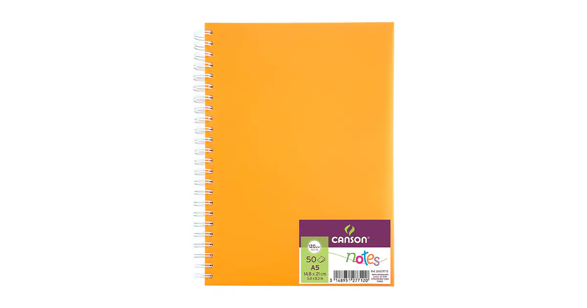 CUADERNO 50 HOJAS A4 120G/M² TAPA POLIPROPILENO COLOR NAR...