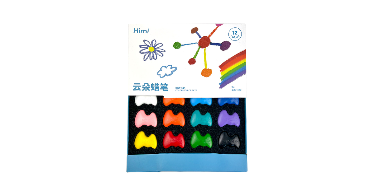 HIMI CRAYÓN DE NUBE 12 COLORES