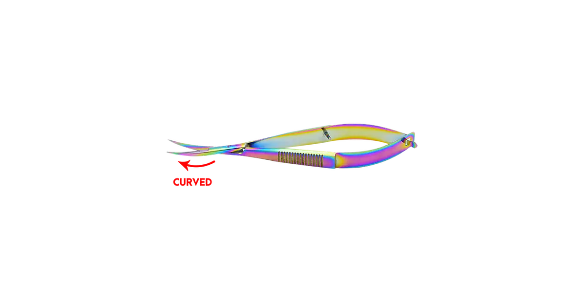 EZ Snip Micro Serrated Titanium Coated Curved Blade