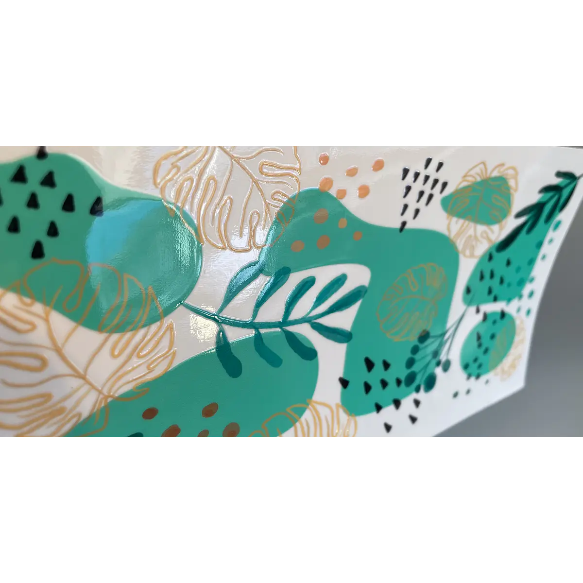 Deco manchas verde Sticker DTF