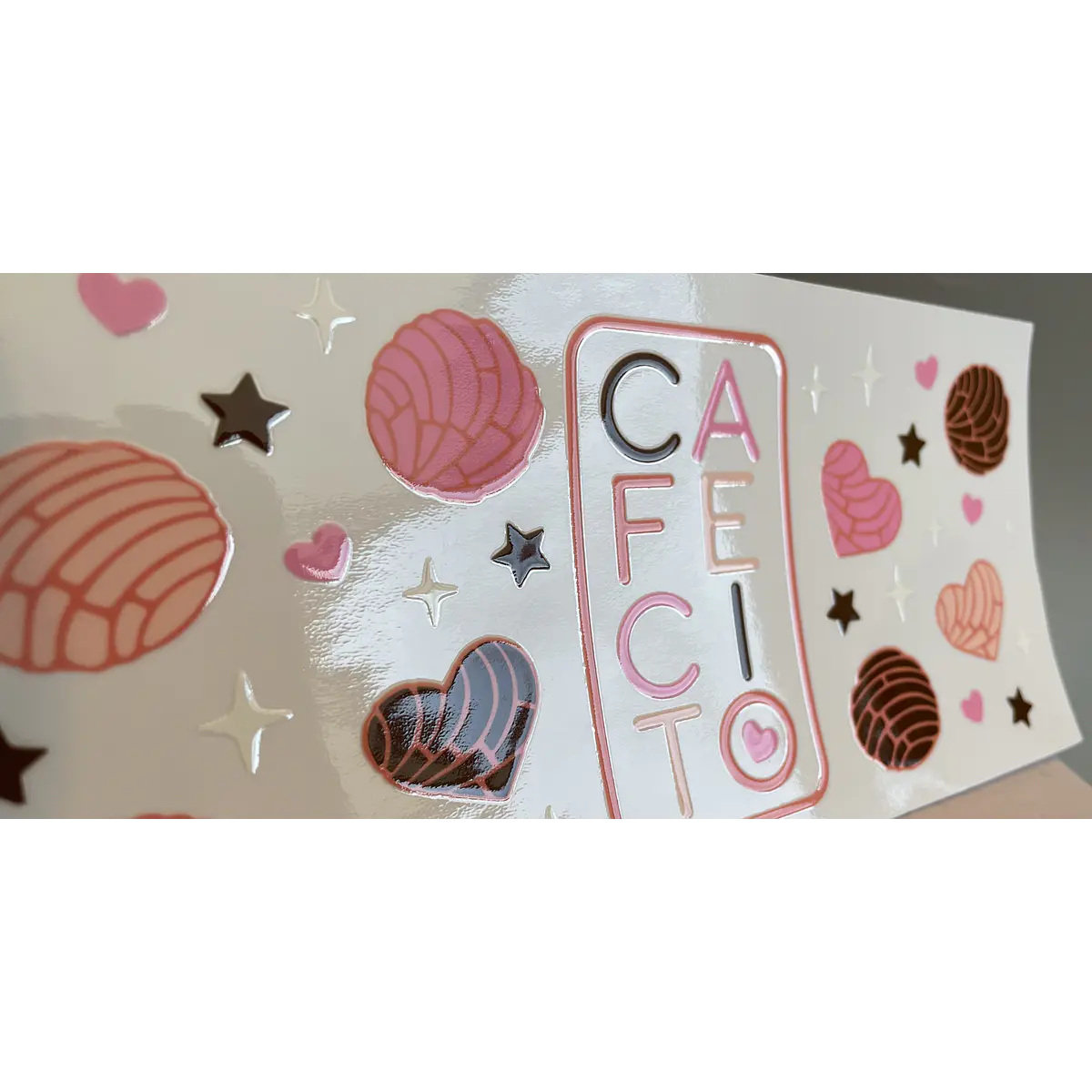 Cafecito Vertical Sticker DTF