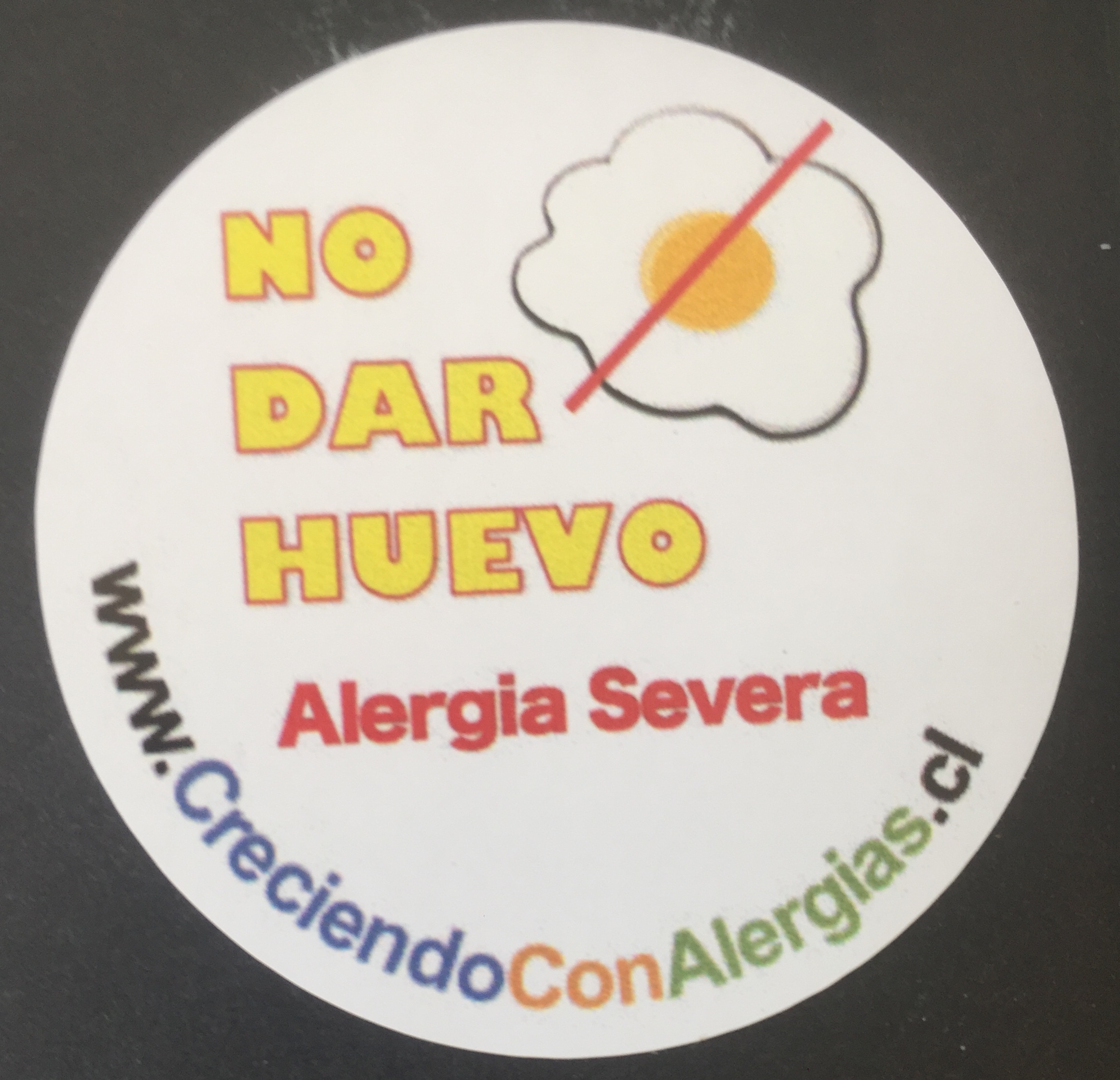 Sticker No dar huevos