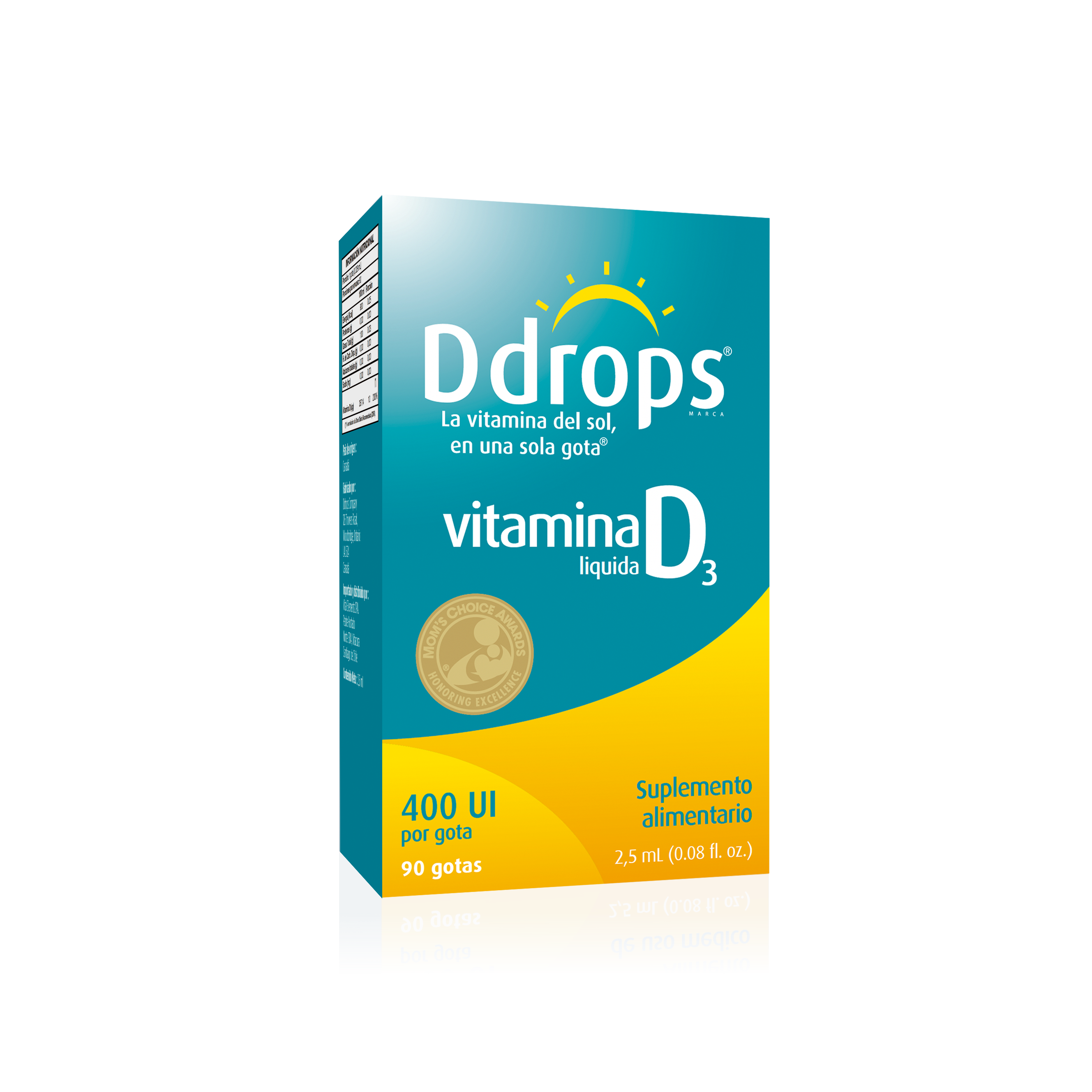 Vitaminas DDROPS 400 UI