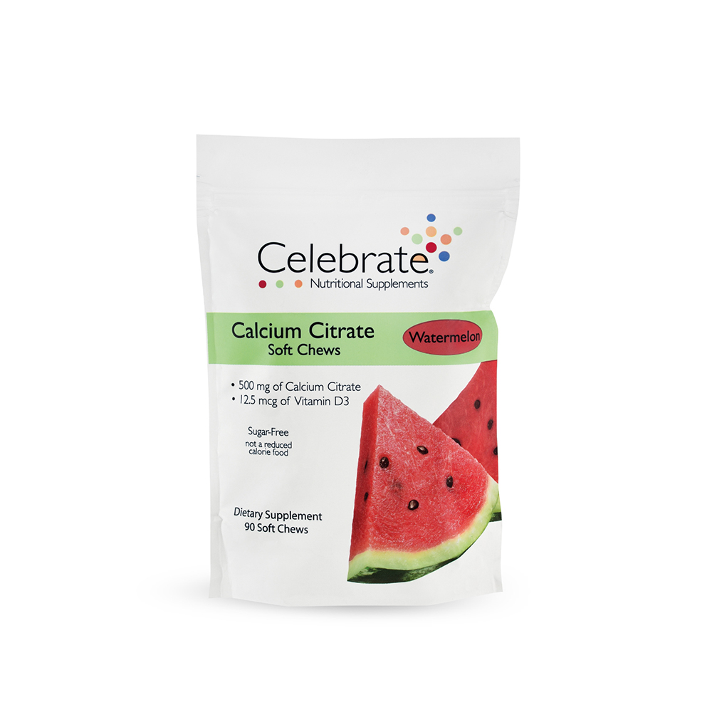 Celebrate Calcio Masticable Suave Caramel