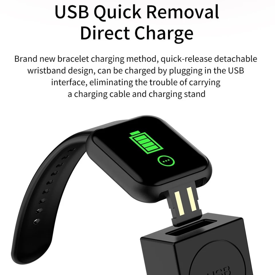 Smartwatch D20 negro