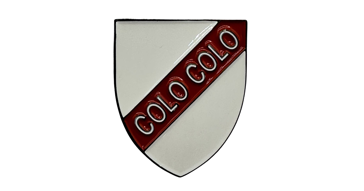Pins Colo Colo primera insignia versión blanca
