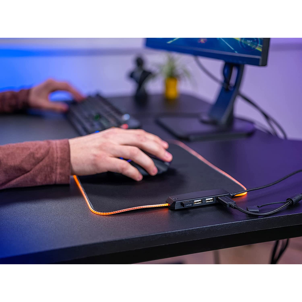 PAD GLIDE FLEX + HUB USB X 4 - GXT