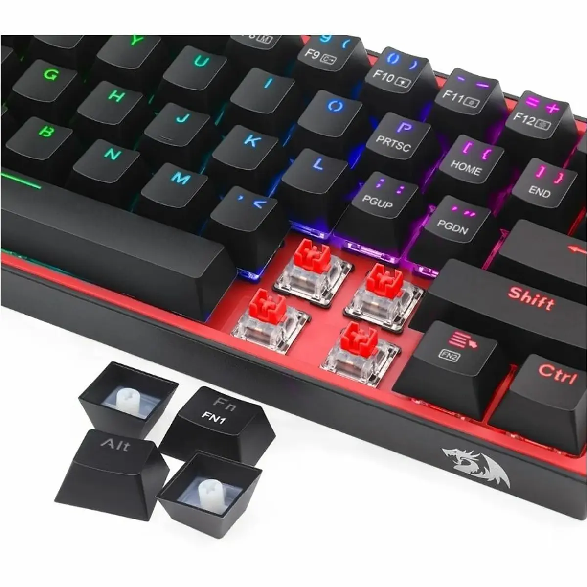 FIZZ PRO BLACK MECANICO BLACK RGB - REDRAGON
