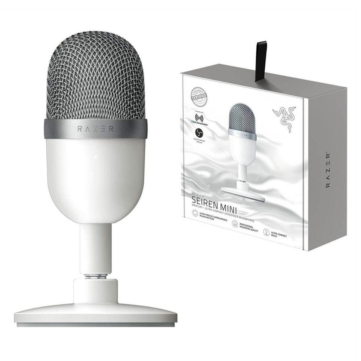 MICROFONO SEIREN MINI WHITE USB - RAZER
