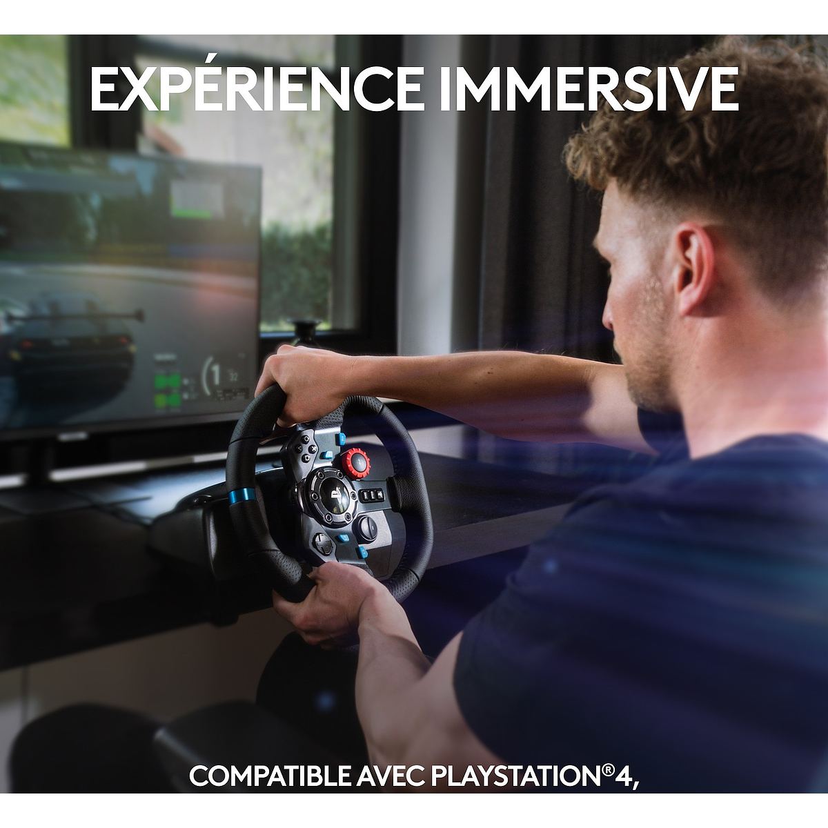 SIMULADOR G920 / G29 / TIMON + PEDALES + PALANCA - PC / PLAY