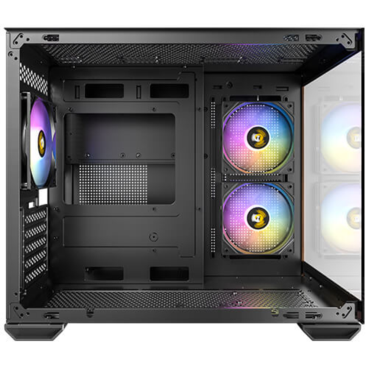 CX700 ELITE BLACK + 6 FANS RGB FIJO - ANTEC