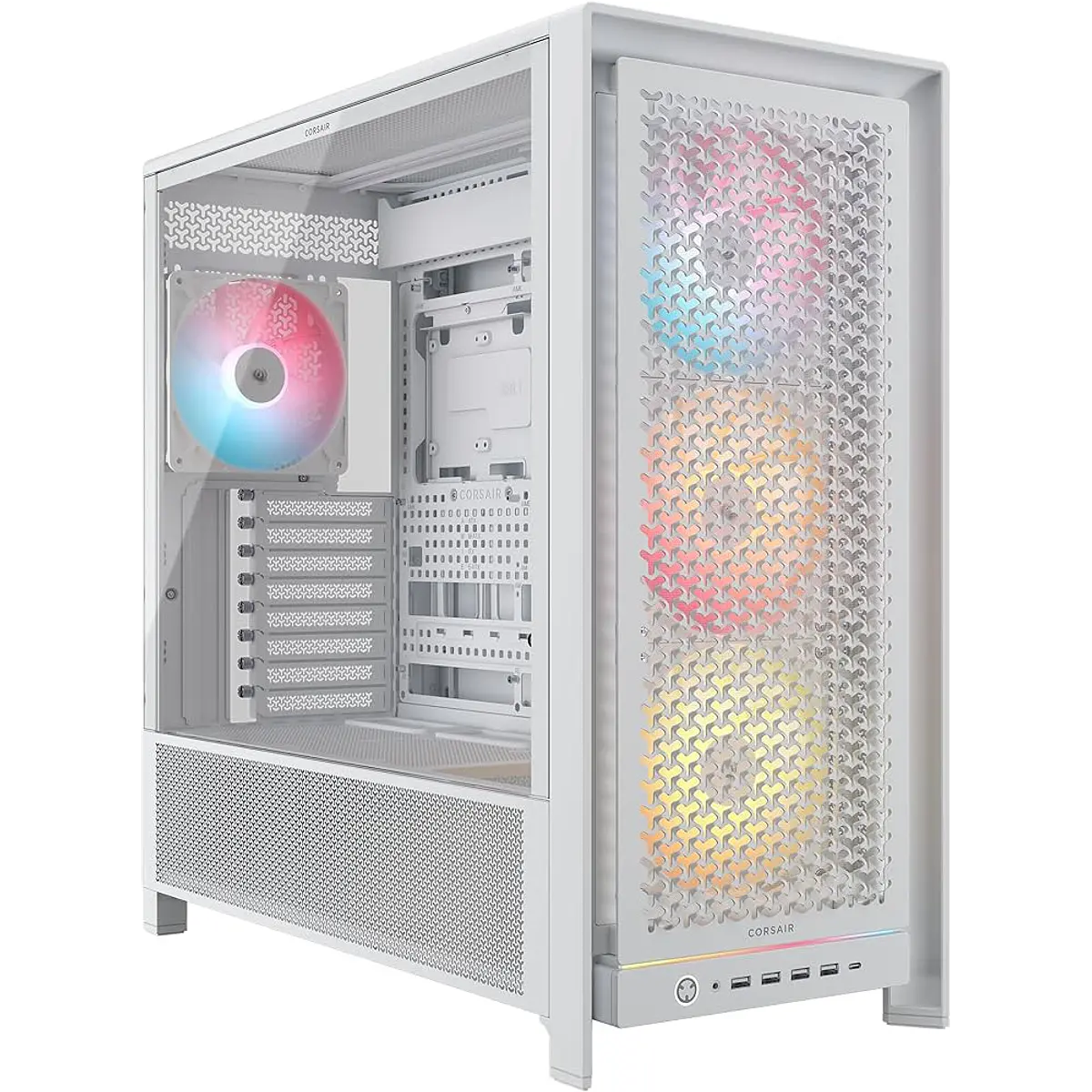 FRAME 5000D RS + 4 FANS 140 ARGB WHITE - CORSAIR