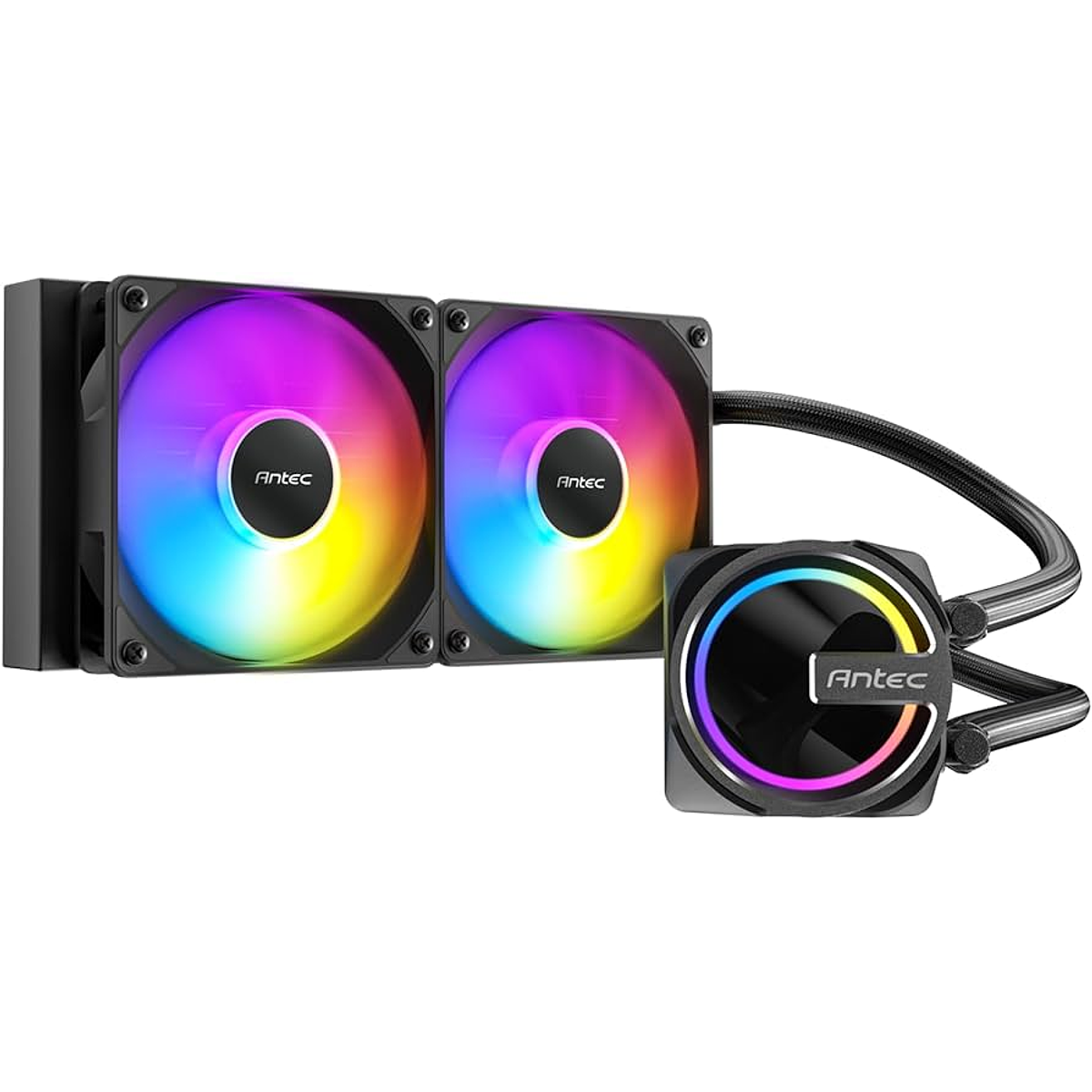 LIQUIDA 240MM SKELETON BLACK ARGB - ANTEC