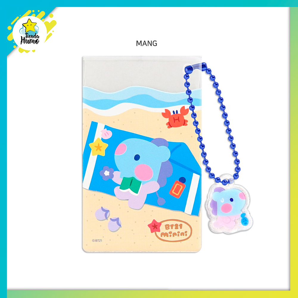 BT21 OFFICIAL - CLEAR CARD POCKET SUMMER SKY