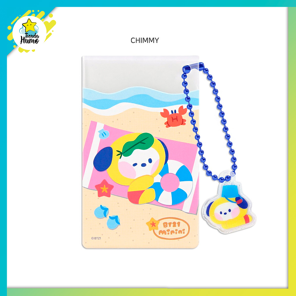 BT21 OFFICIAL - CLEAR CARD POCKET SUMMER SKY