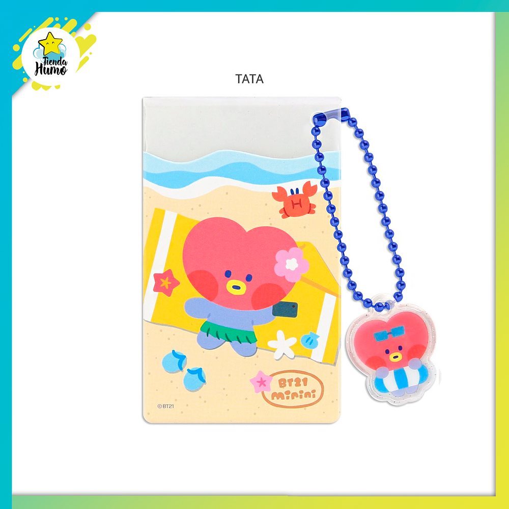 BT21 OFFICIAL - CLEAR CARD POCKET SUMMER SKY