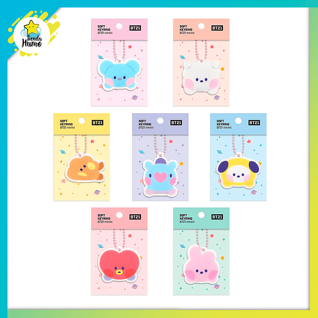 BT21 OFFICIAL - SOFT KEYRING (MININI)