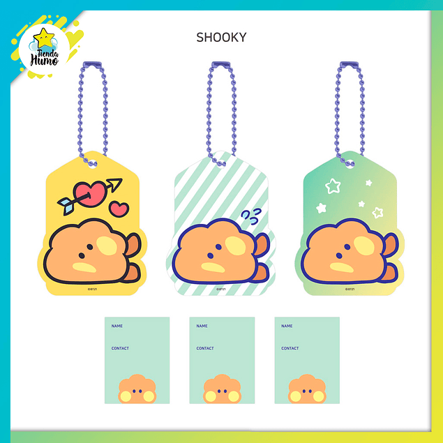 BT21 OFFICIAL - NAME TAG SET (MININI)