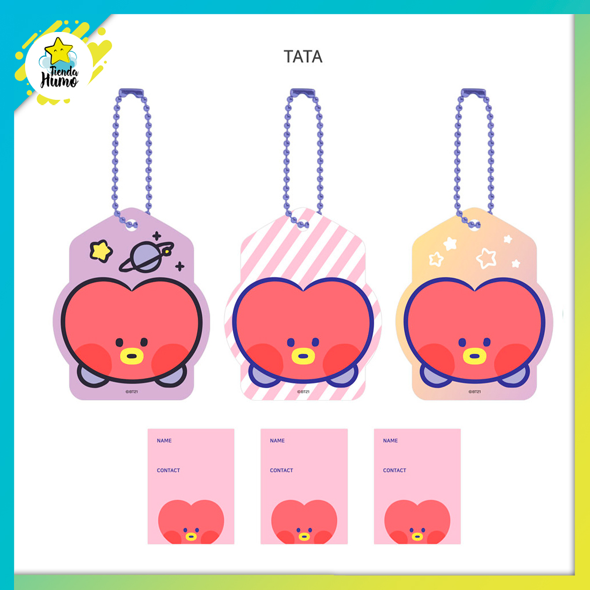 BT21 OFFICIAL - NAME TAG SET (MININI)