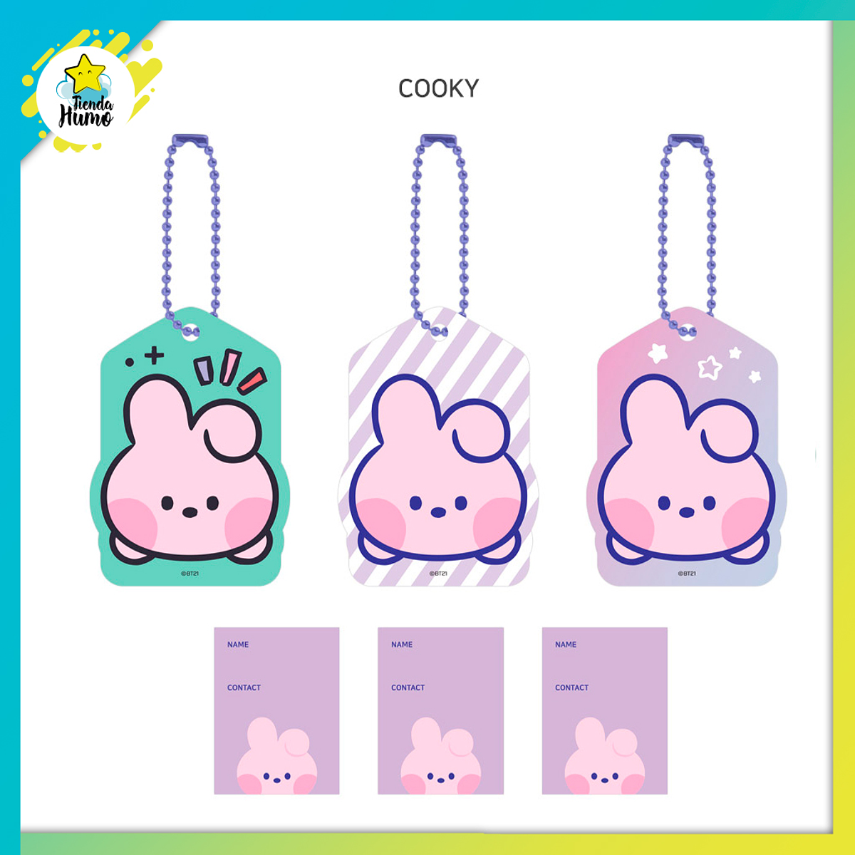 BT21 OFFICIAL - NAME TAG SET (MININI)