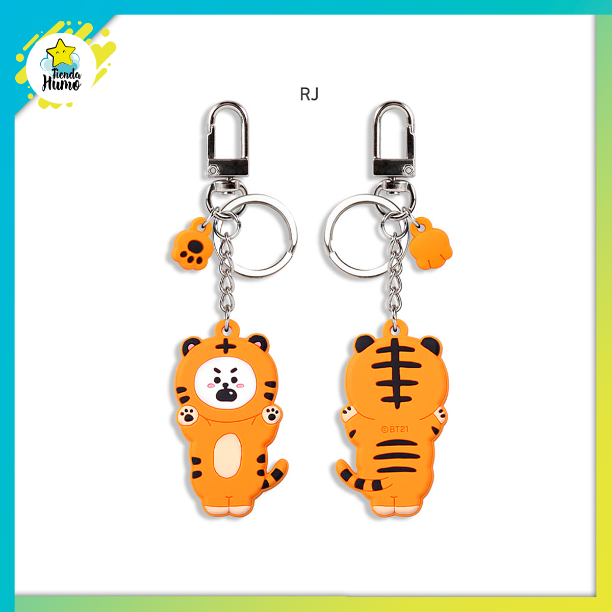 BT21 OFFICIAL - TIGER KEYRING