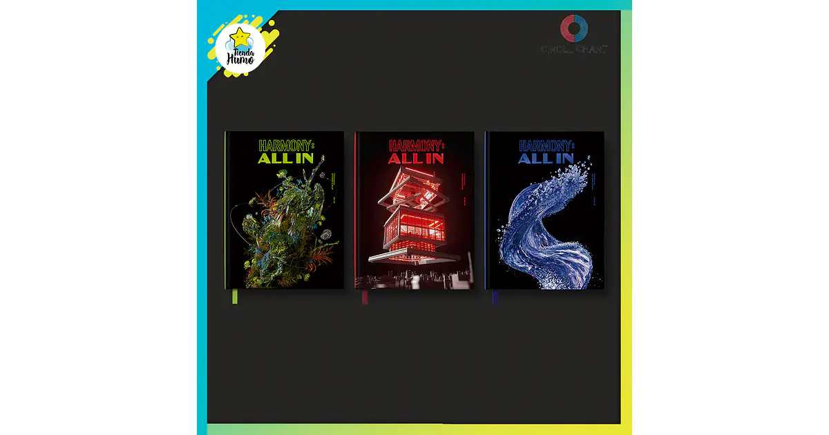 P1HARMONY - HARMONY : ALL IN + PHOTOCARD MUSIC PLANT POB RAN