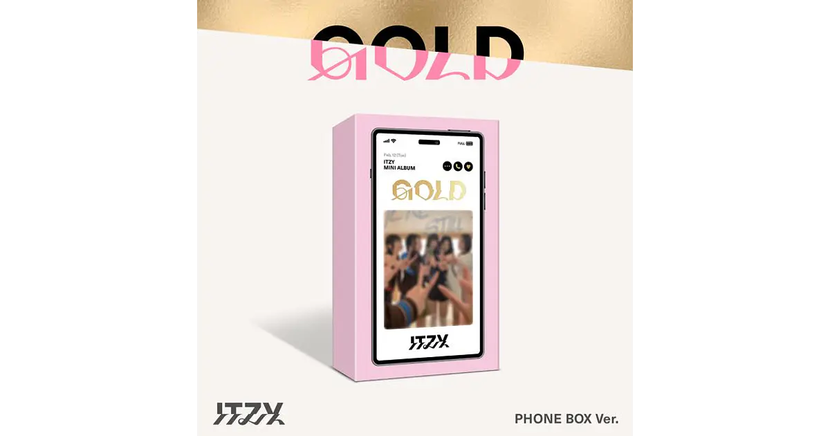 ITZY - GOLD (PHONE BOX Ver.)