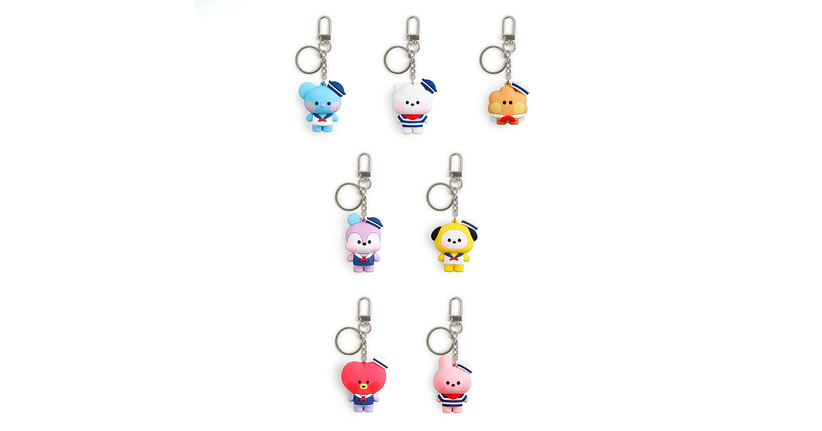 BT21 OFFICIAL - FIGURE KEYRING (MARINE)