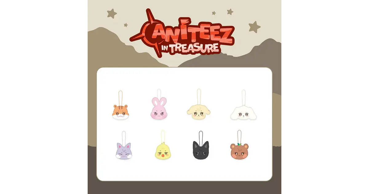 ANITEEZ IN TREASURE - PLUSH NAME TAG