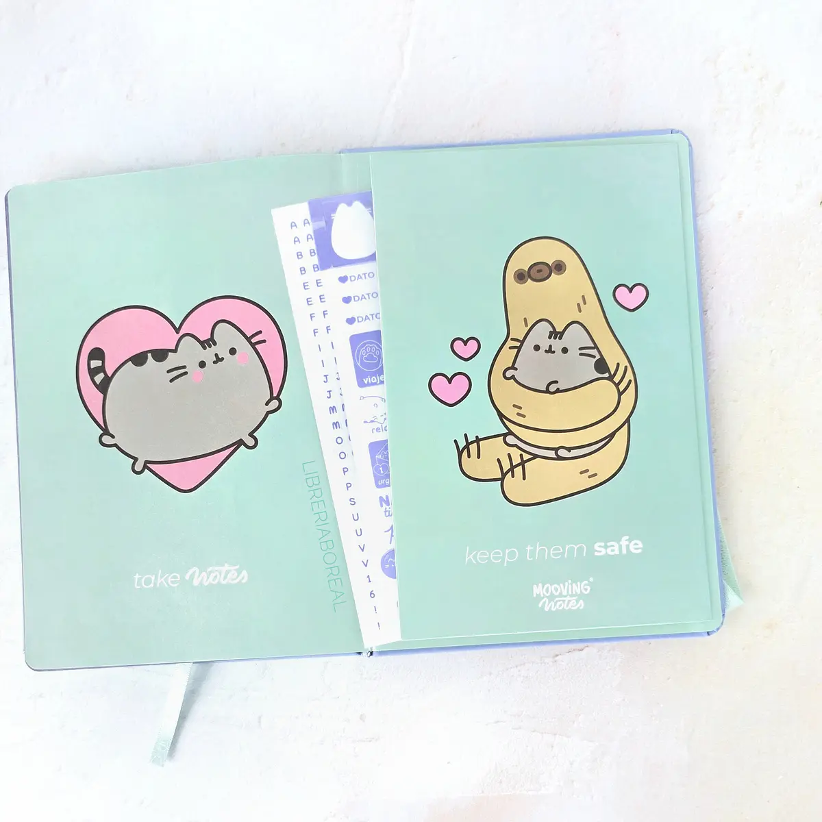 Libreta Mooving Note A5 Pusheen