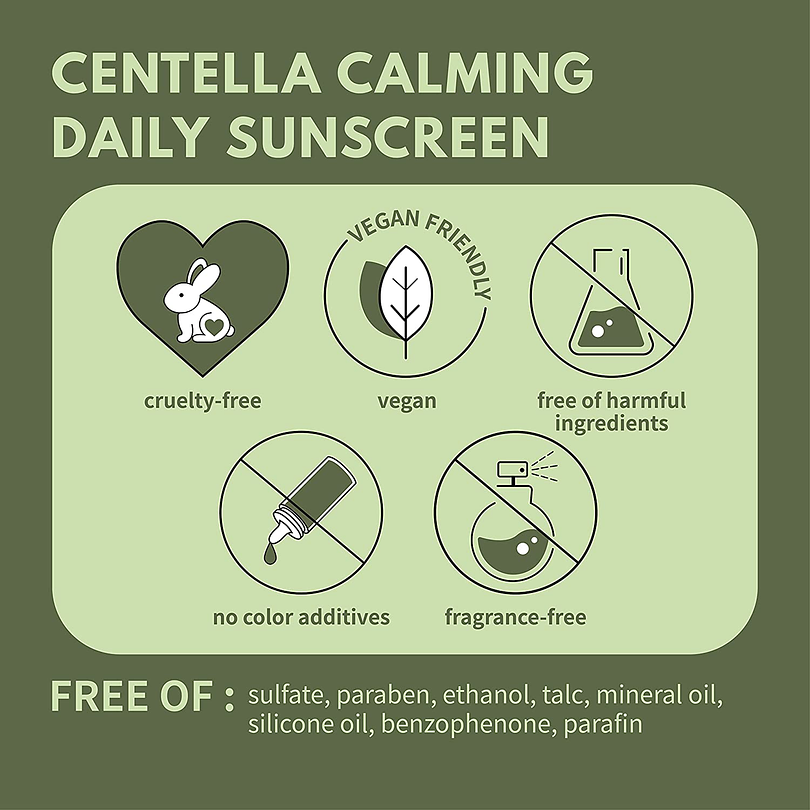 Centella Calming Daily Sunscreen SPF 50+, PA++++ (IUNIK) - 5