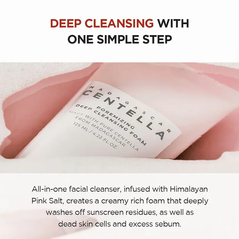 Madagascar Centella Poremizing Deep Cleansing Foam (SKIN1...