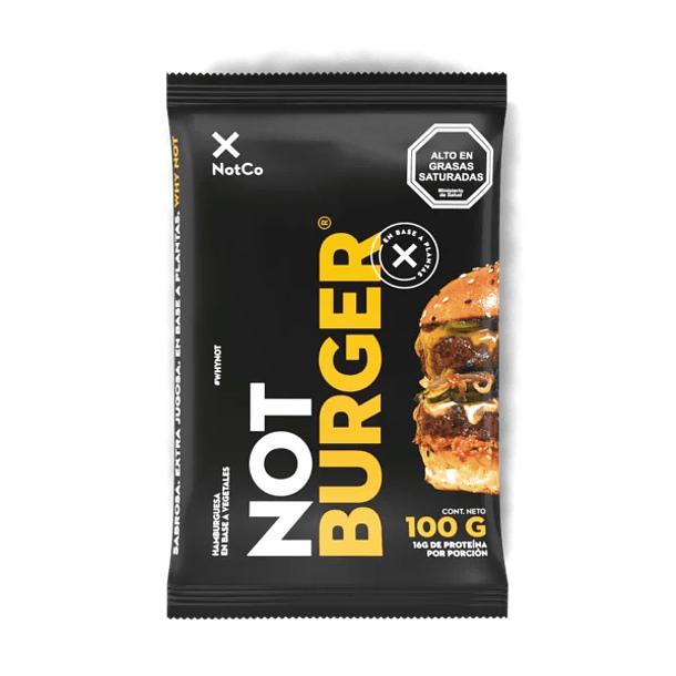 Hamburguesa Vegetal Not Burger 100 grs