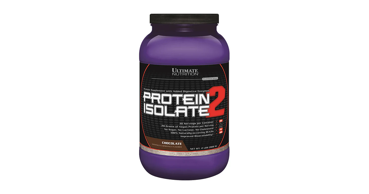 Proteina Isolate Ultimate Nutrition 2 lb Chocolate - 30 Serv