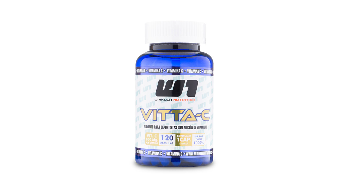 Vitamina C Winkler Vitta C 800 mg 120 Cápsulas