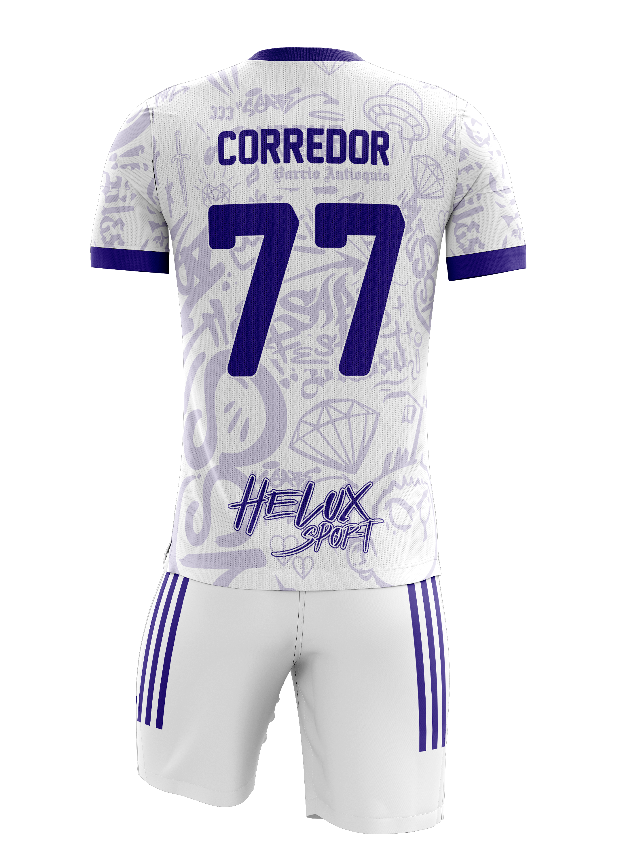Uniforme de Futsal Urban Sisas White Edition – Personalizado