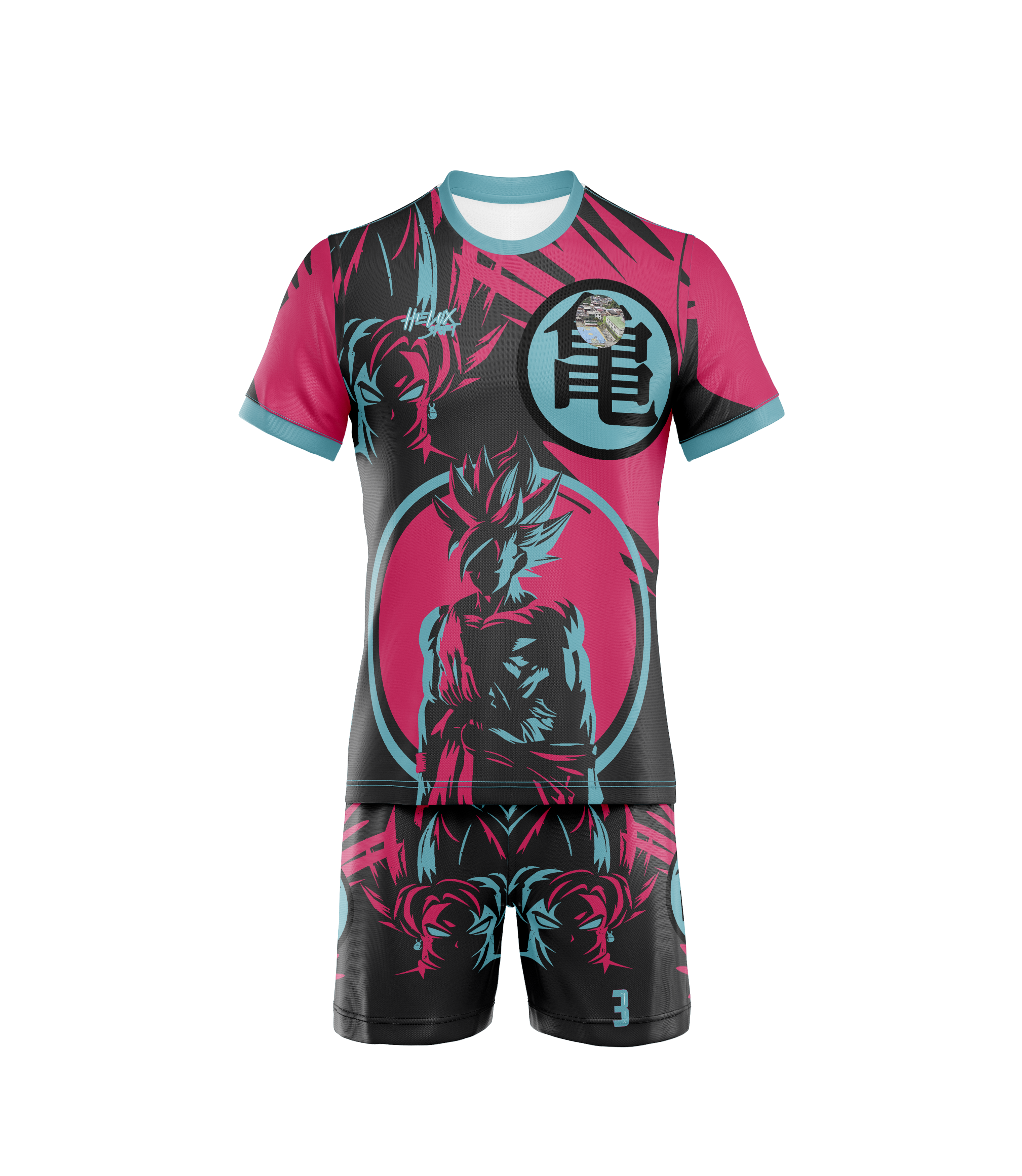 Uniforme de Futsal Neon Saiyan Edition