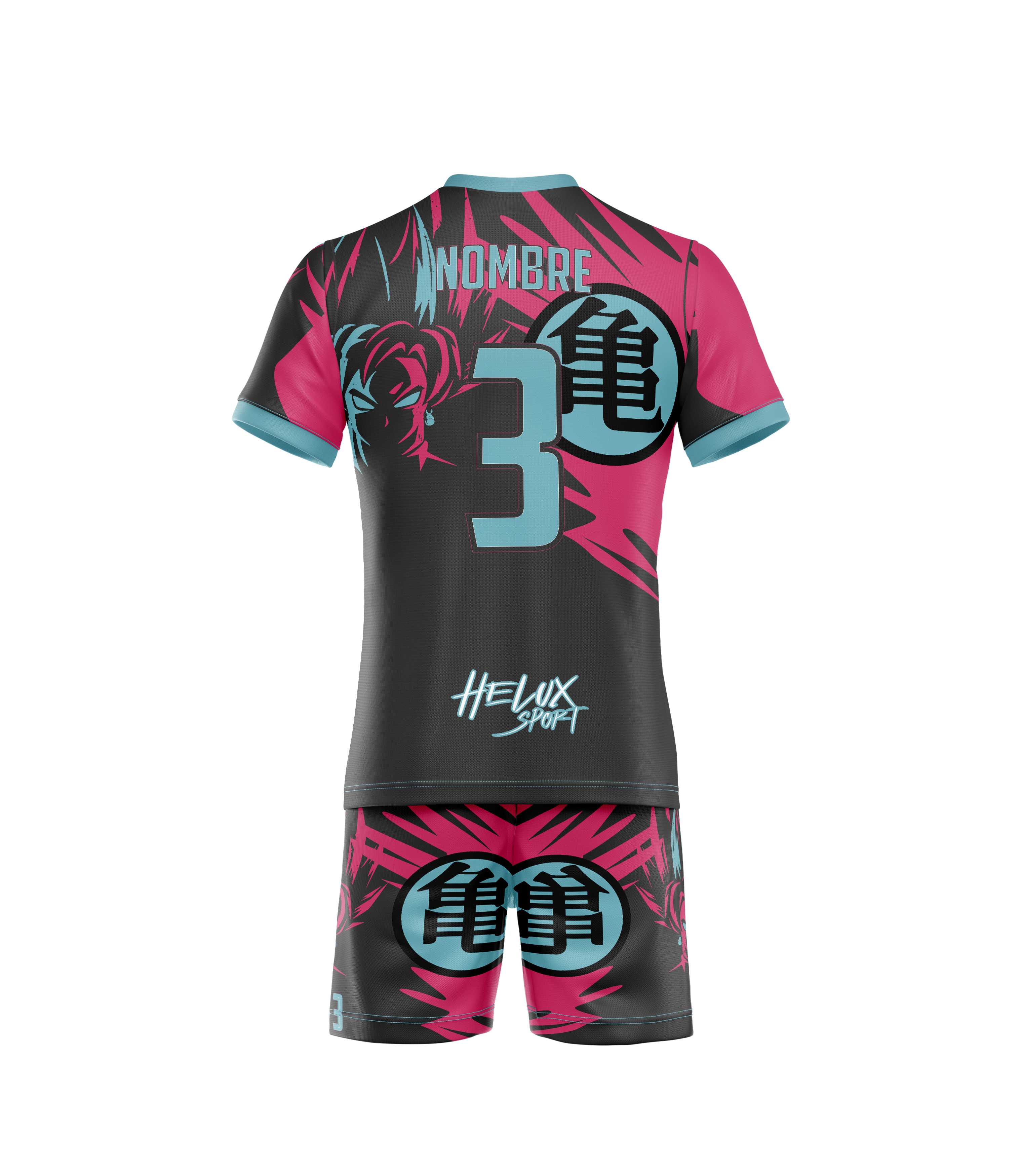 Uniforme de Futsal Neon Saiyan Edition