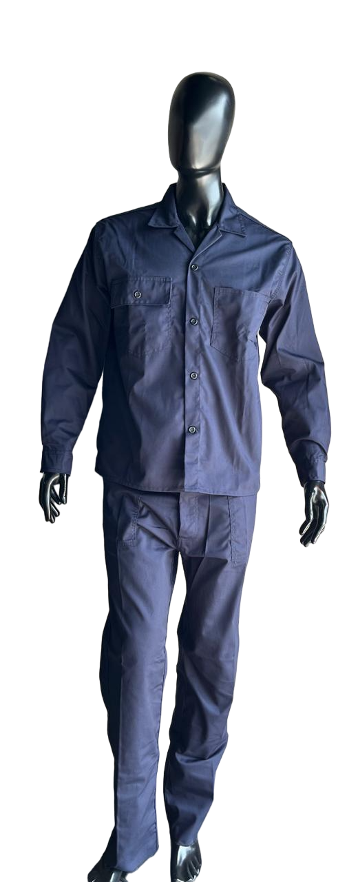 OVEROL CAMISA Y PANTALON DRIL COLOR: AZUL OSCURO REF. 101...