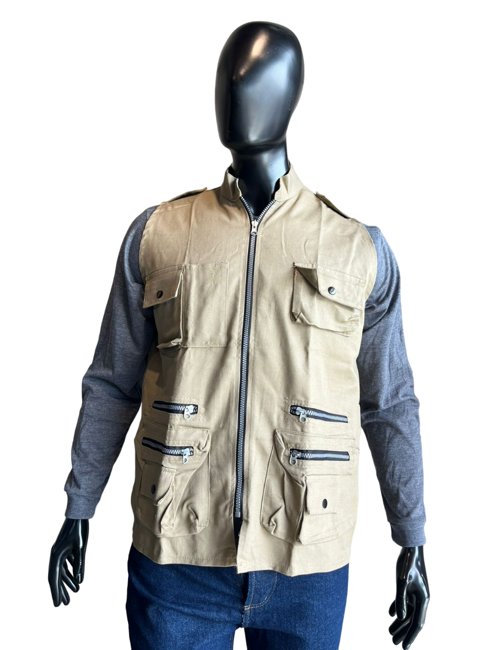 Chaleco Dril Caqui Ref. 150330 * Últimas unidades