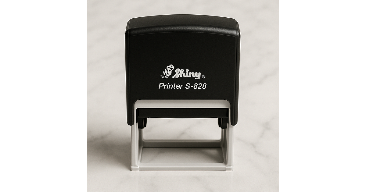 Sello personalizado - Marca Shiny modelo S-828 (5,6 x 3,3 cm