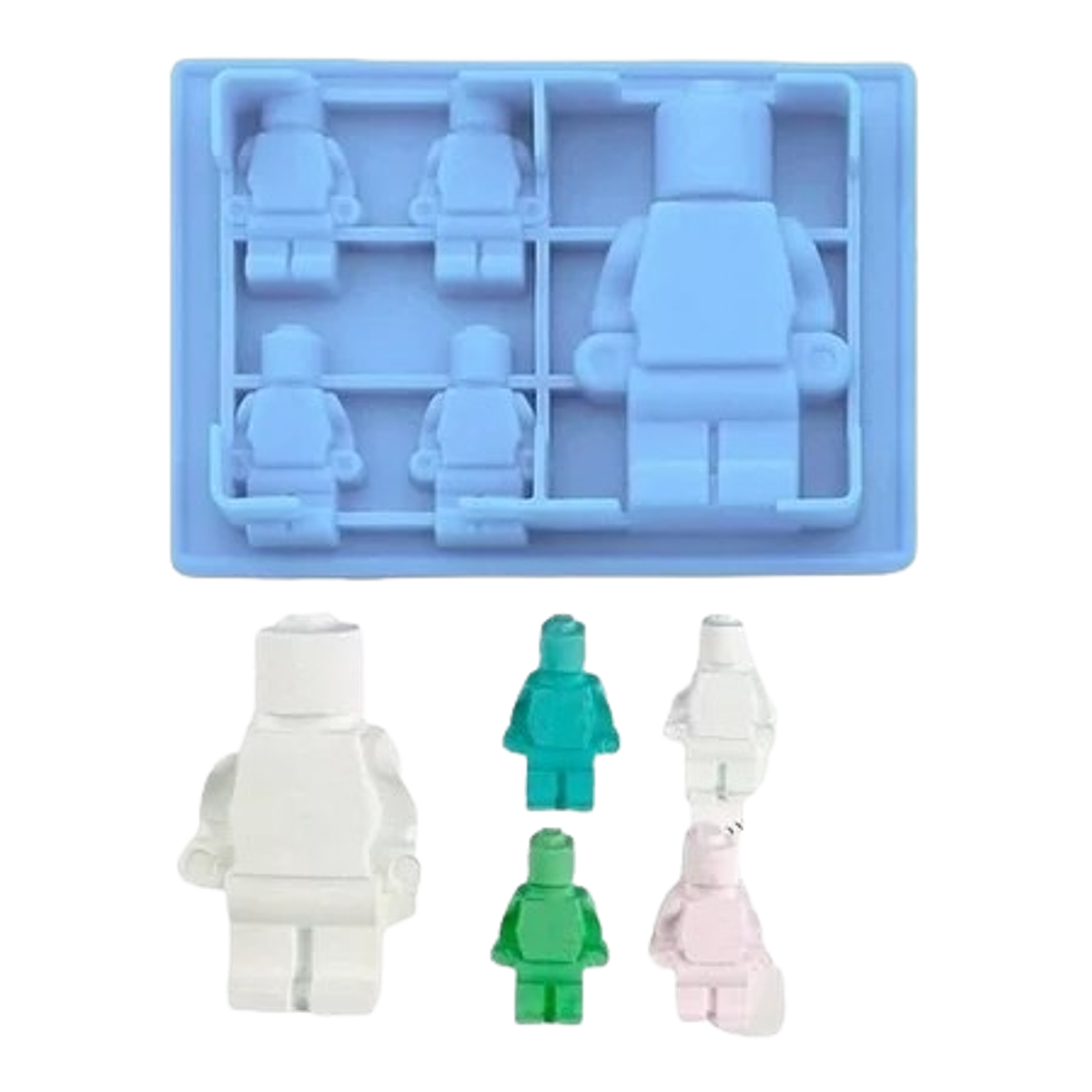 Molde Silicona Lego