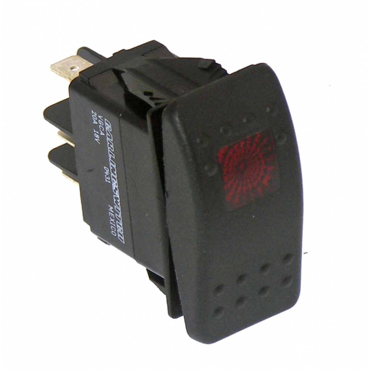 ROCKER SWITCH LED - Rojo