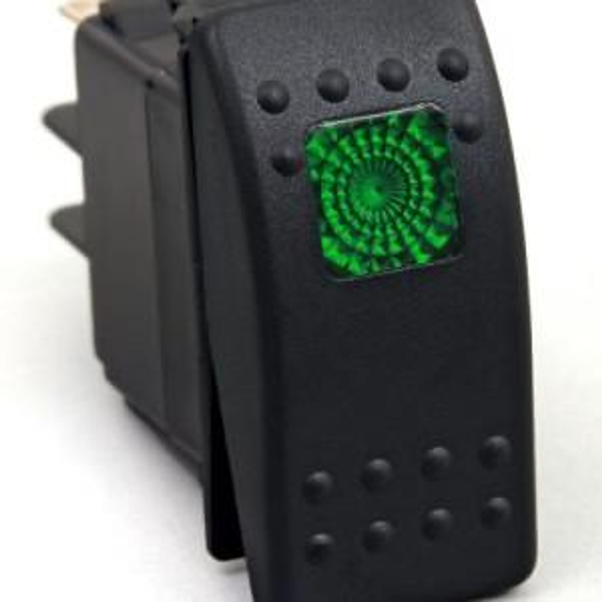ROCKER SWITCH LED - Verde
