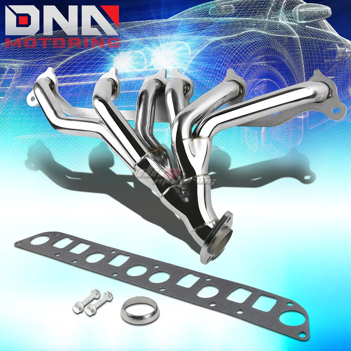 Múltiple de escape acero inoxidable Jeep TJ XJ 4.0 L6 91-99