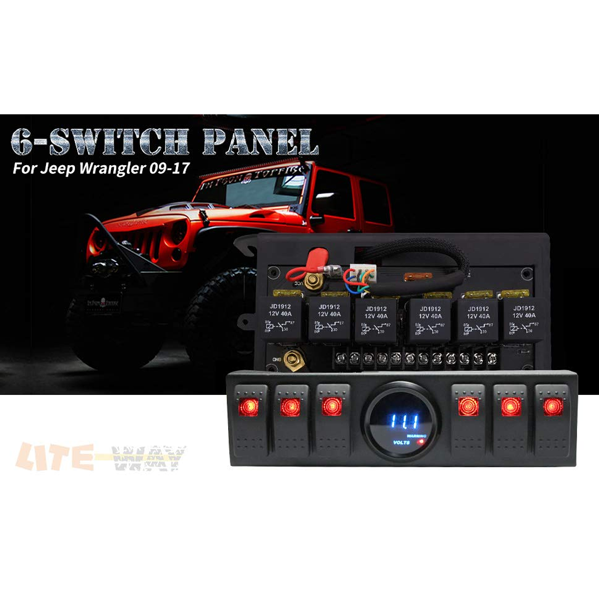Switch control panel - Jeep Wrangler JK