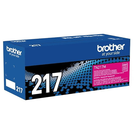 Brother TN-217 Magenta | Alto Rendimiento | Toner Original