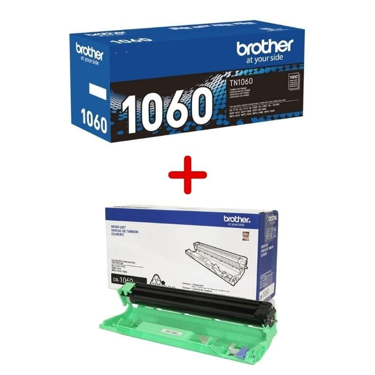 Pack Toner TN-1060 + Tambor DR-1060 Brother | Toner y Tam...