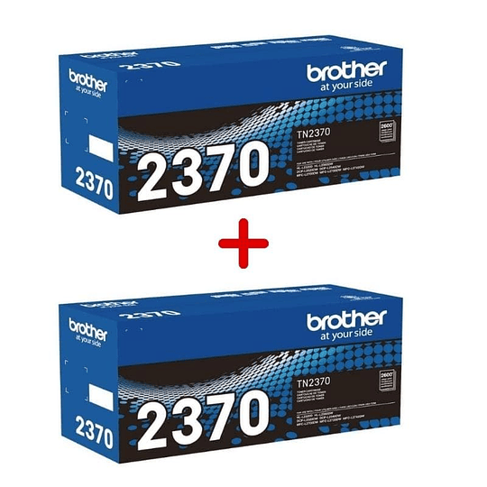 Pack 2 x Brother TN-2370 | Toner Original